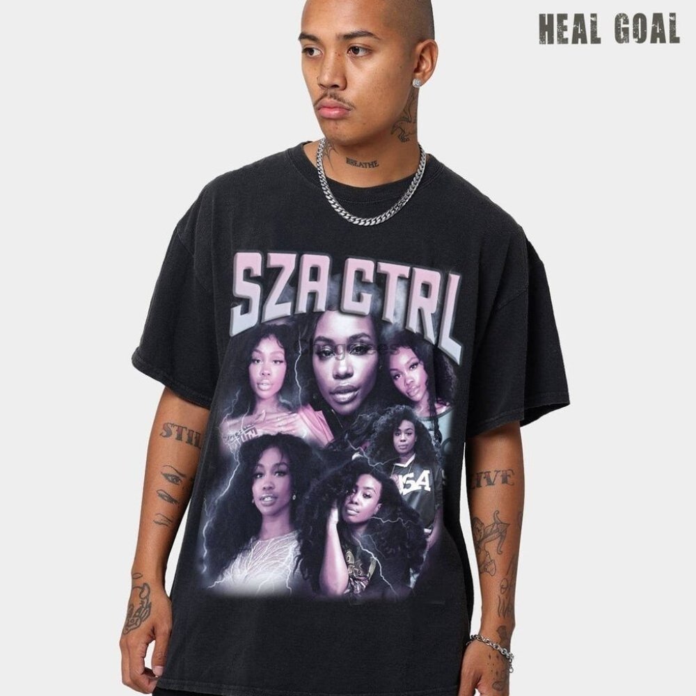 Sza Sza Ctrl Vintage Inspired 9039s Rap Sza Sza Graph… - Gem